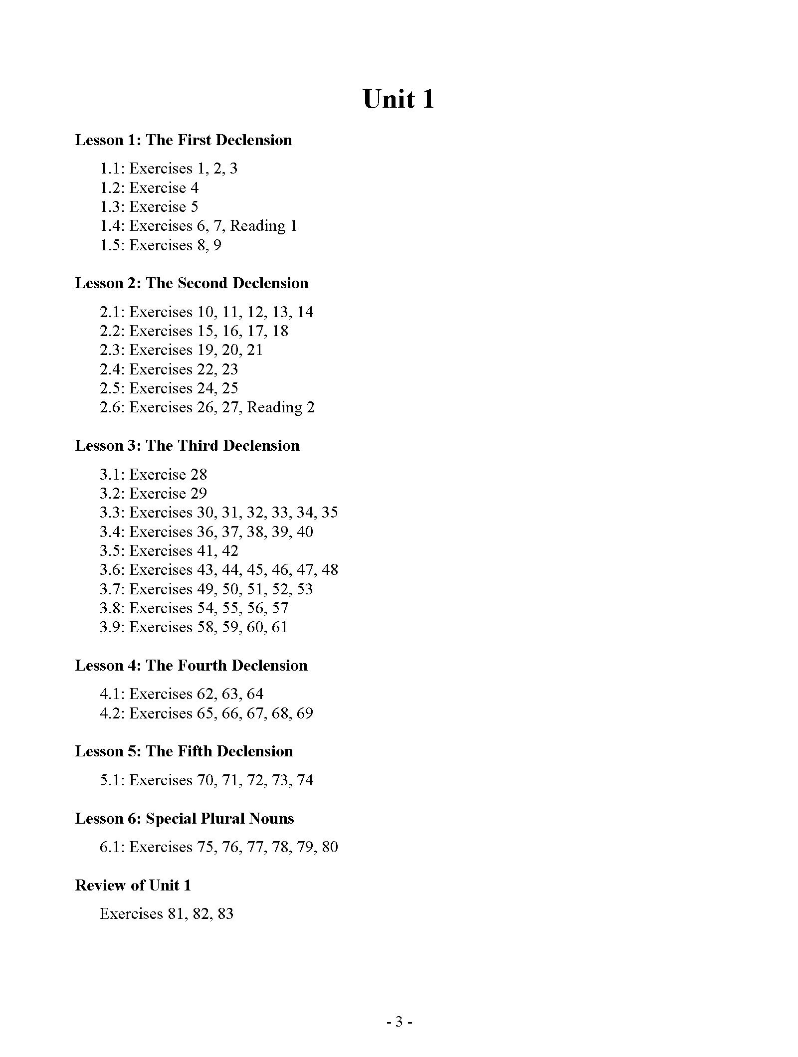 Henle Year 1 Units 1-8 Latin Exercise Workbook (CH B) - Etsy