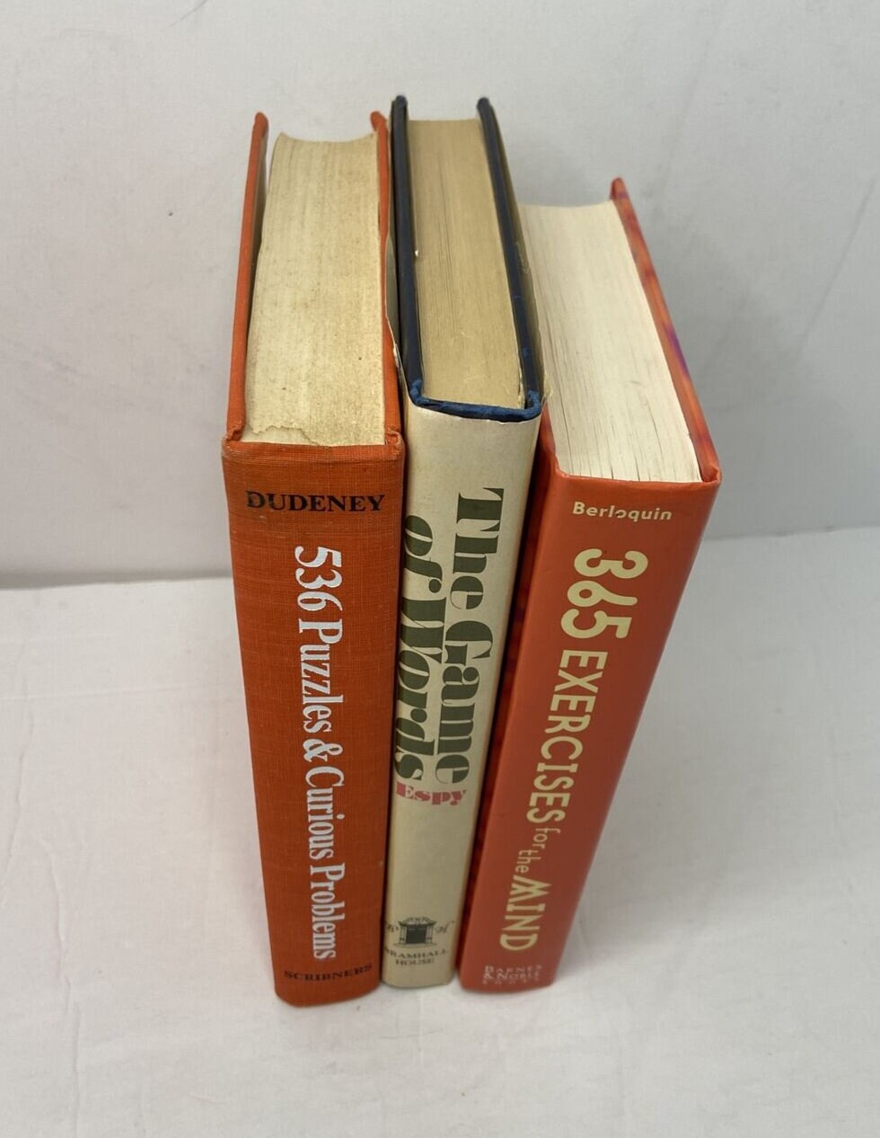 Retro 3 Mind Games Book Set Puzzles Mind Exercises Curious - Etsy