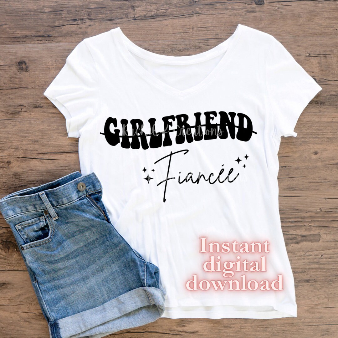 Girlfriend Fiancée - Instant Download Digital File Png - Etsy