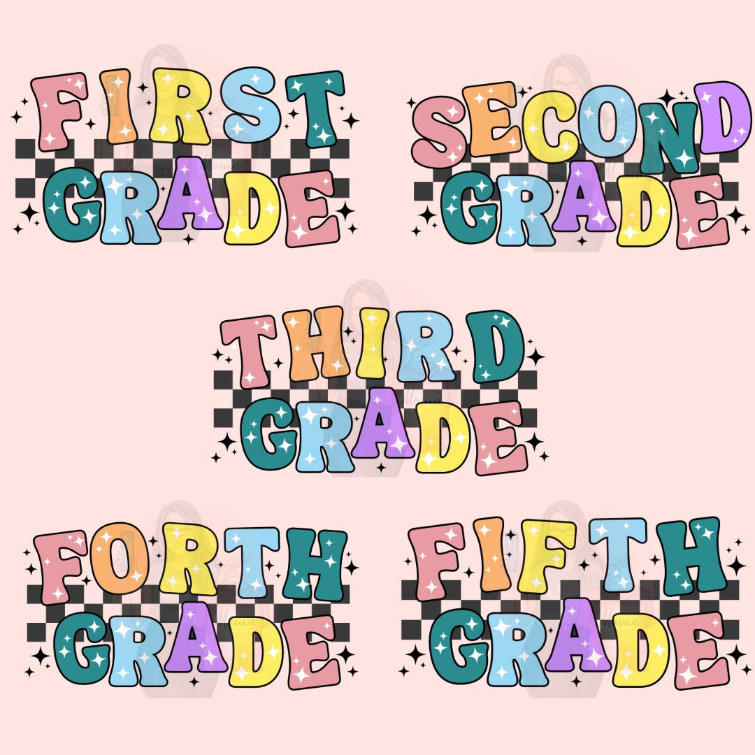 1st Grade, 2nd Grade, 3rd Grade, 4th Grade, 5th Grade, First, Second ...