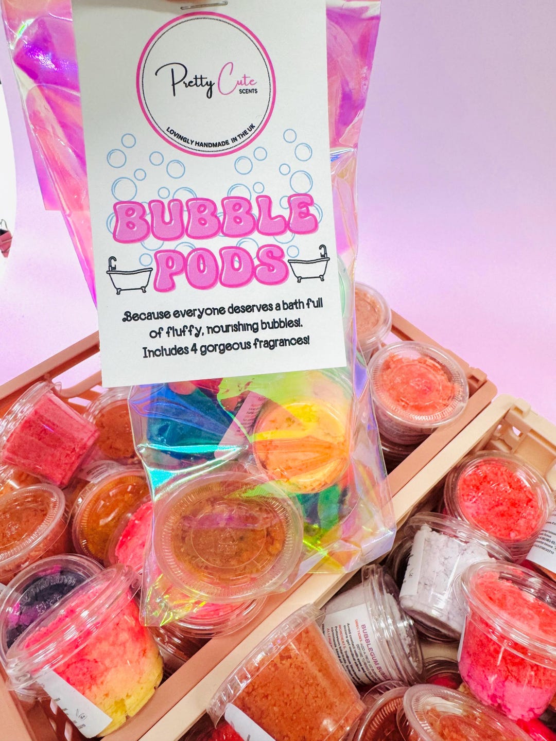 Scented Bubble Bath Pods: Vegan Handmade UK Gift Set - Etsy