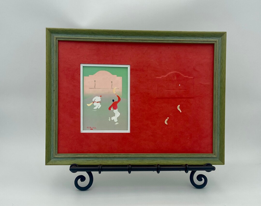 Wall Frame "basque Pelota Players" - Etsy