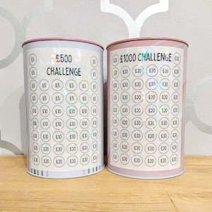 500 & 1000 Holographic Tin Tracker Sticker Money Saving - Etsy