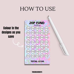 Low Coin Change Savers - Printable A6 Pdf's UK GBP Pound Coins, Cash ...
