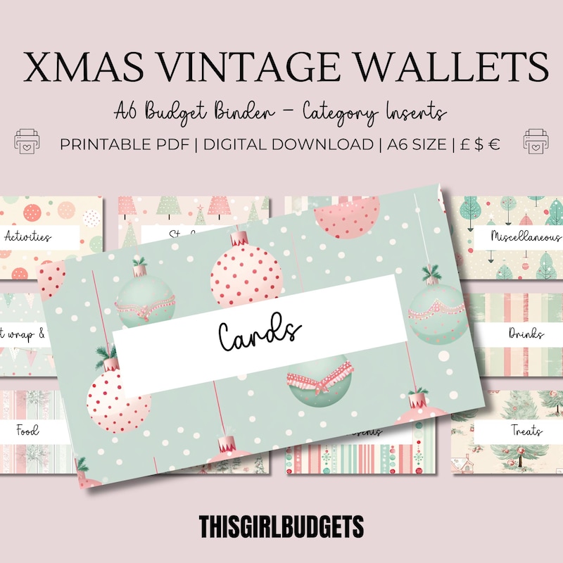 Vintage Wallet Binder - Etsy UK