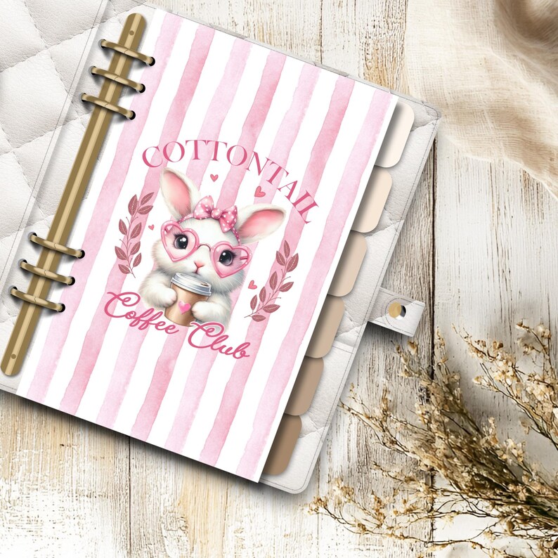 Binder Dashboards Easter - A6 Printable PDF Download - Budgeting Binder ...