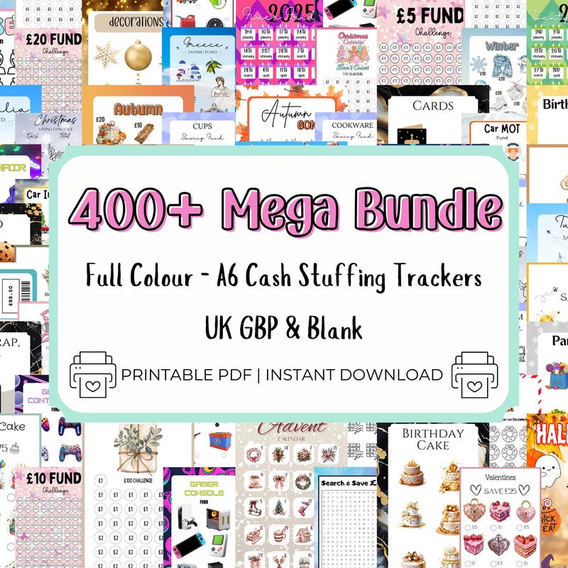 Cash Stuffing Year - Etsy