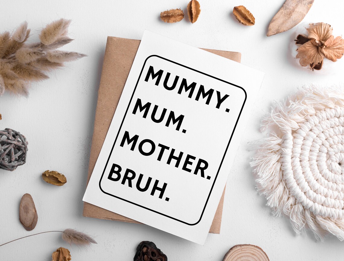Mummy Mum Mother Bruh SVG PNG Quotes About Life Mom Shirt - Etsy