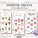 Sweetie Treats Savings Challenge Printable for Cash Stuffing | A6 ...