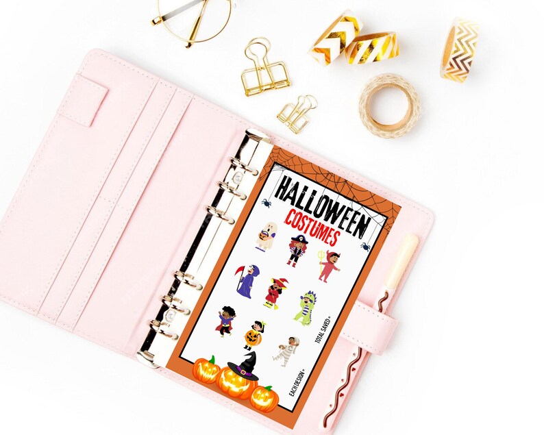 Halloween Party Savers - A6 Printable Pdf's, Cash Stuffing Budgeting ...