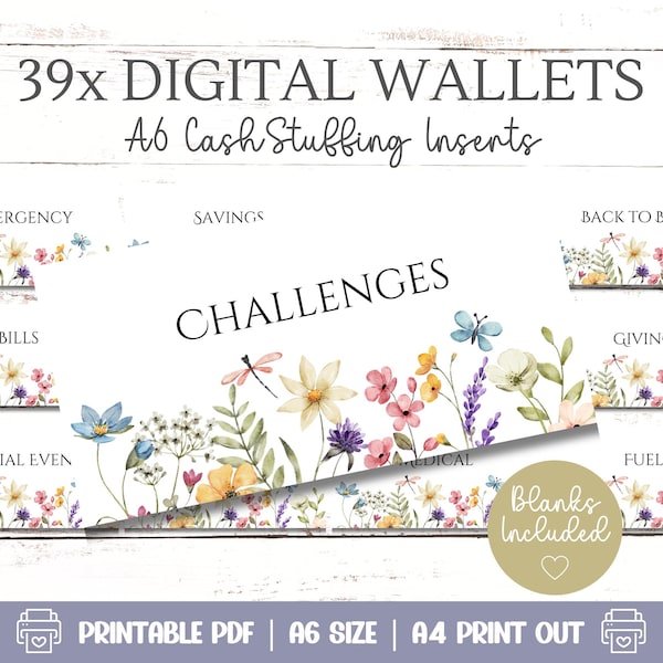 Flower Envelope Cash - Etsy UK