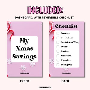 Christmas in Pink Digital Challenges - Printable A6 PDF Download, GBP ...