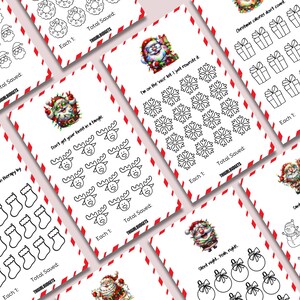 Funny Santa Budgeting Printable Bundle - A6 Cash Stuffing Trackers, GBP ...