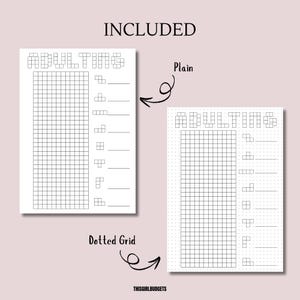Adulting Habit Tracker - PRINTABLE A4, US & A5 Journal Pages, Daily ...