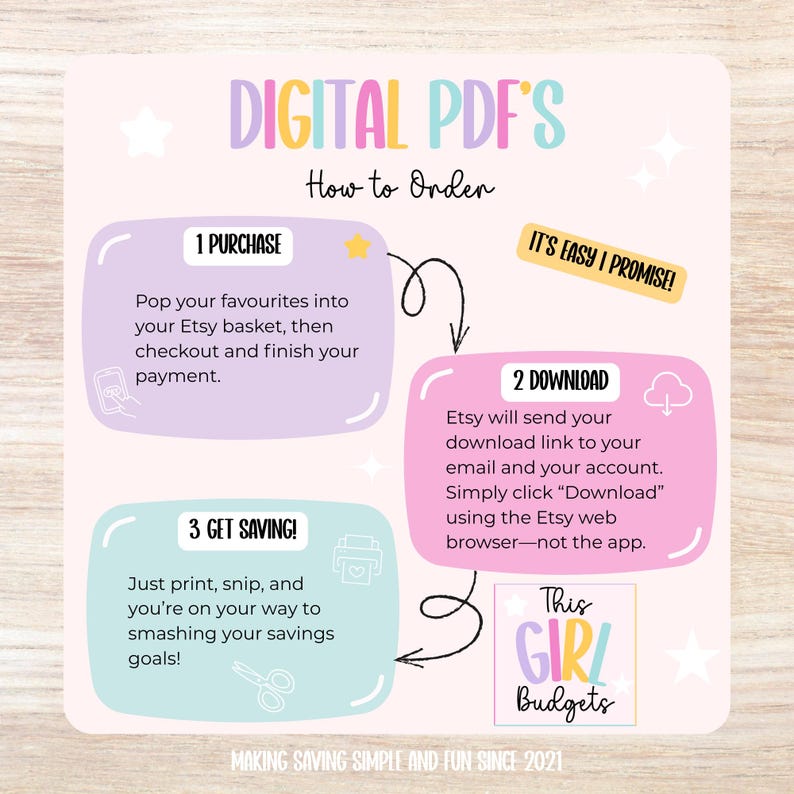 Valentine's Mystery Savings Challenge – PDF Flip Card Game, A6 ...