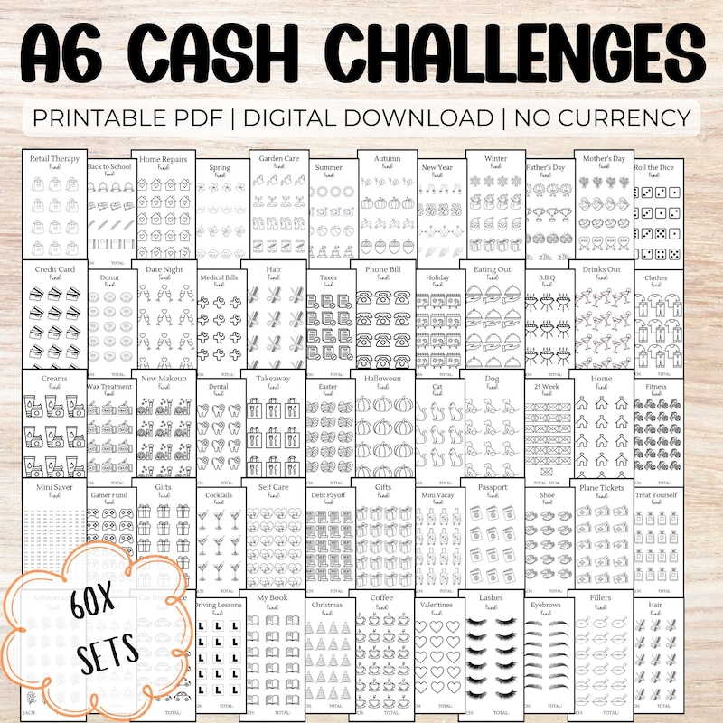 A6 Envelopes Tracker - Etsy UK