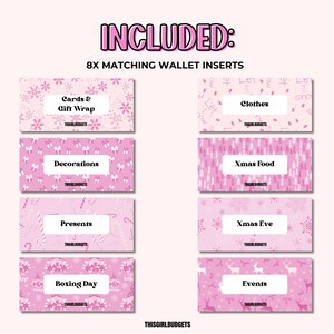 Christmas in Pink Digital Challenges - Printable A6 PDF Download, GBP ...