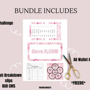 2025 Months of the Year Saving Challenge - A6 Printable Wallet Tracker ...
