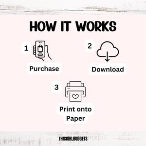36x Budget Binder Category Labels - A6 Printable PDF - Flower Design ...