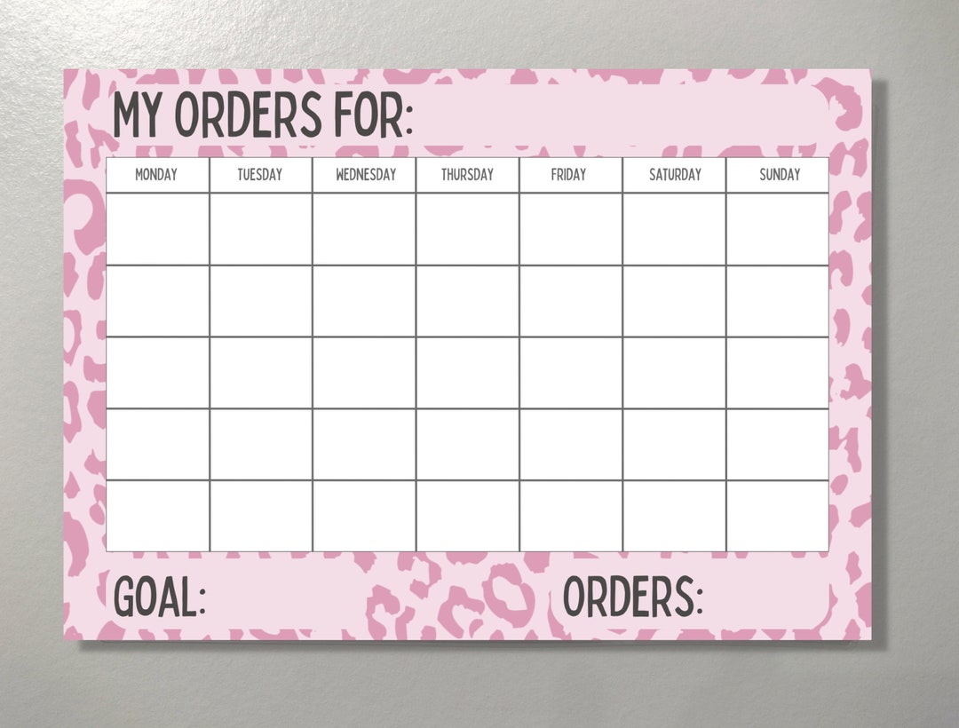 My Daily Order Tracker Small Business Edition | Order Tracking ...