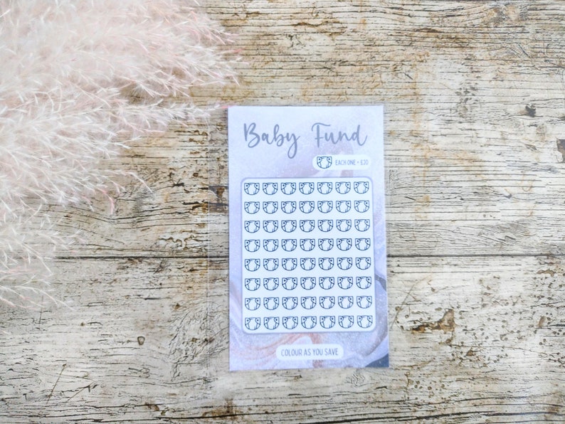 Baby Fund Savings Challenge Holes Punched 2023 Cash Stuffing - Etsy UK