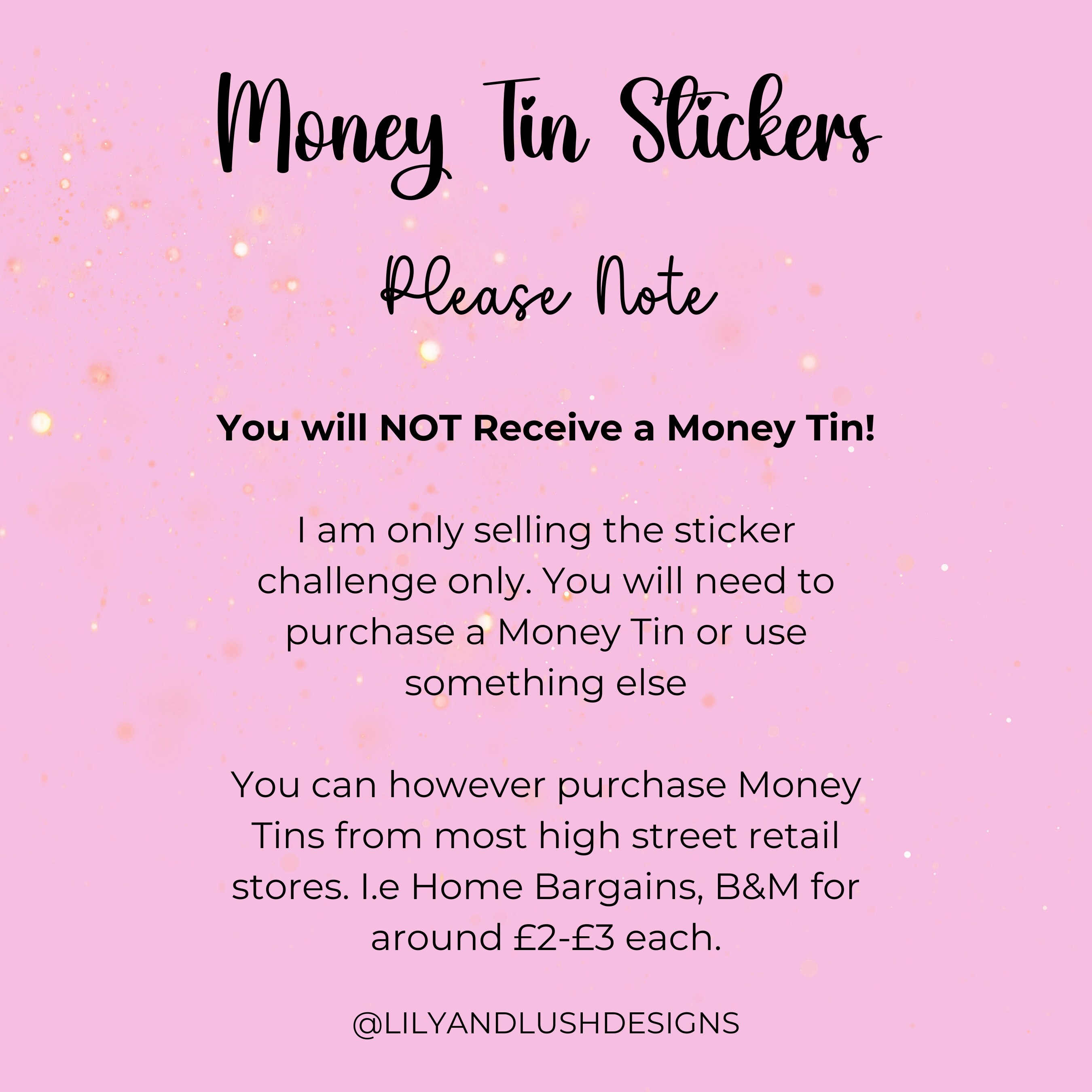 1p Penny Tin Tracker Sticker Money Saving Challenge 2023 | Cash ...