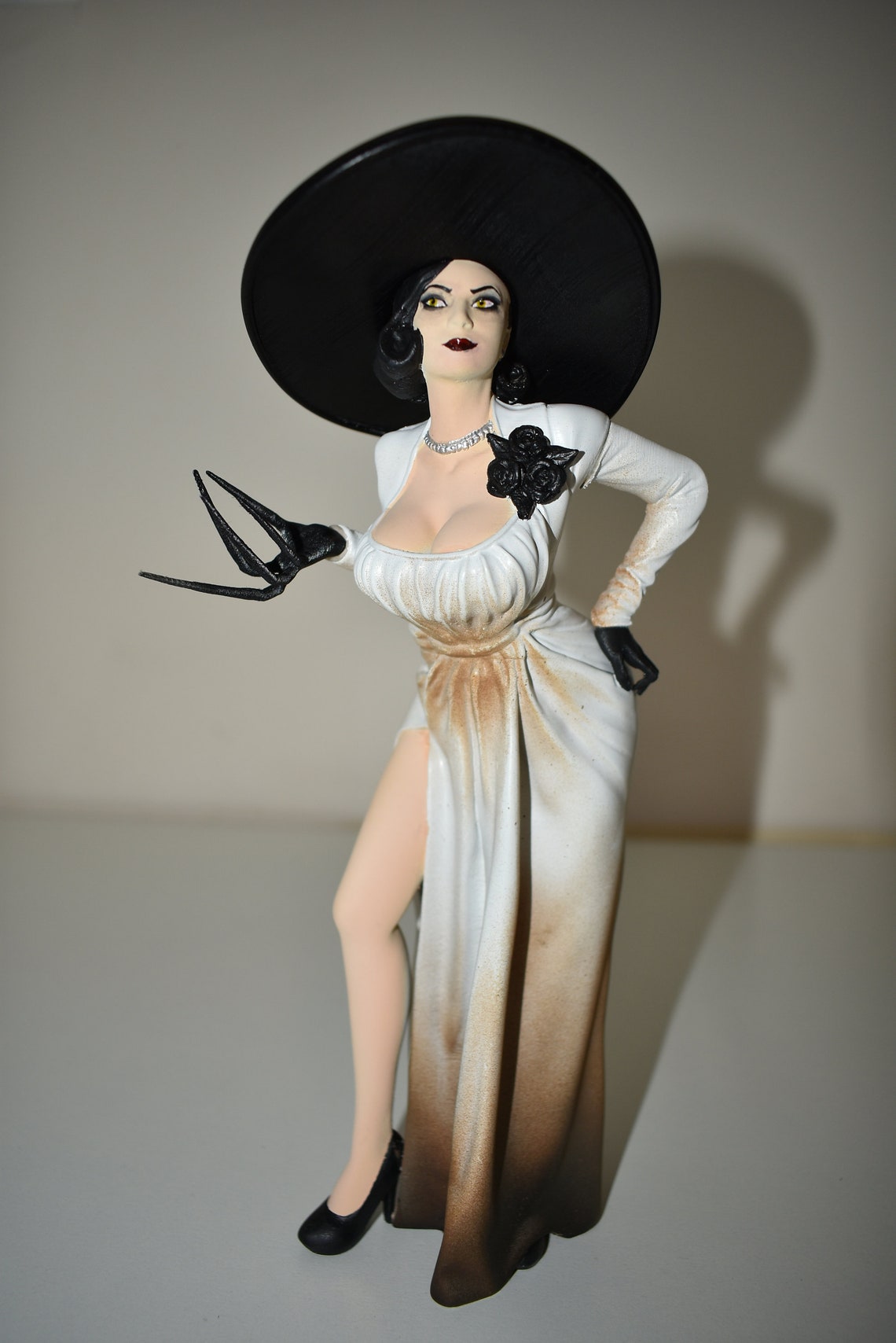 Lady Dimitrescu Figure From Resident Evil Village Etsy