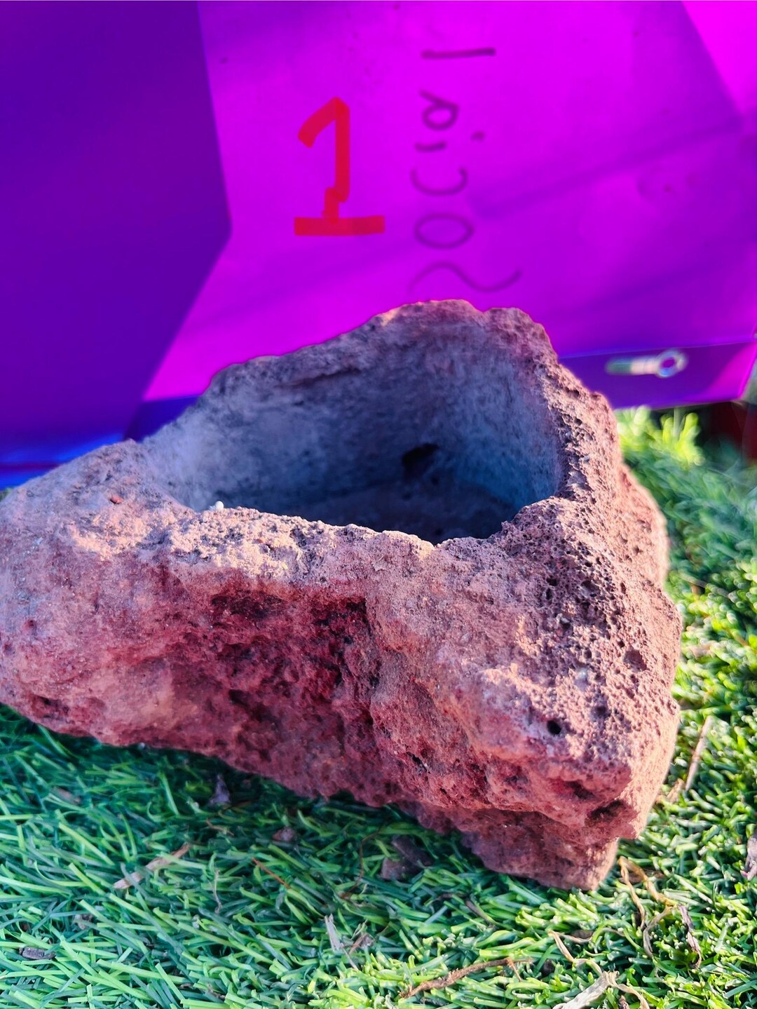 Natural Lava Rock Planter: Succulent & Air Plant Pot - Etsy