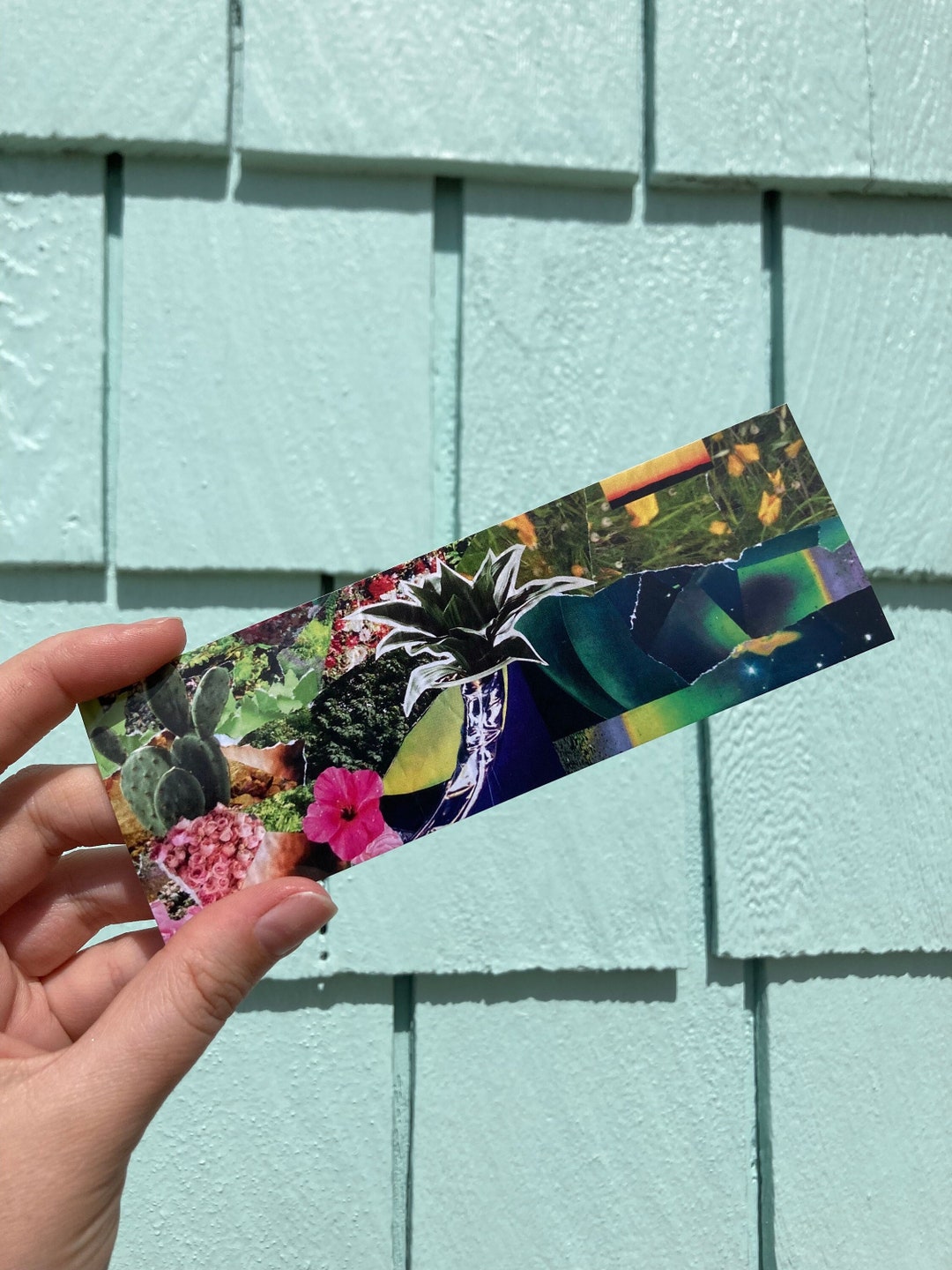 Printed Art Collage Bookmarks - Etsy