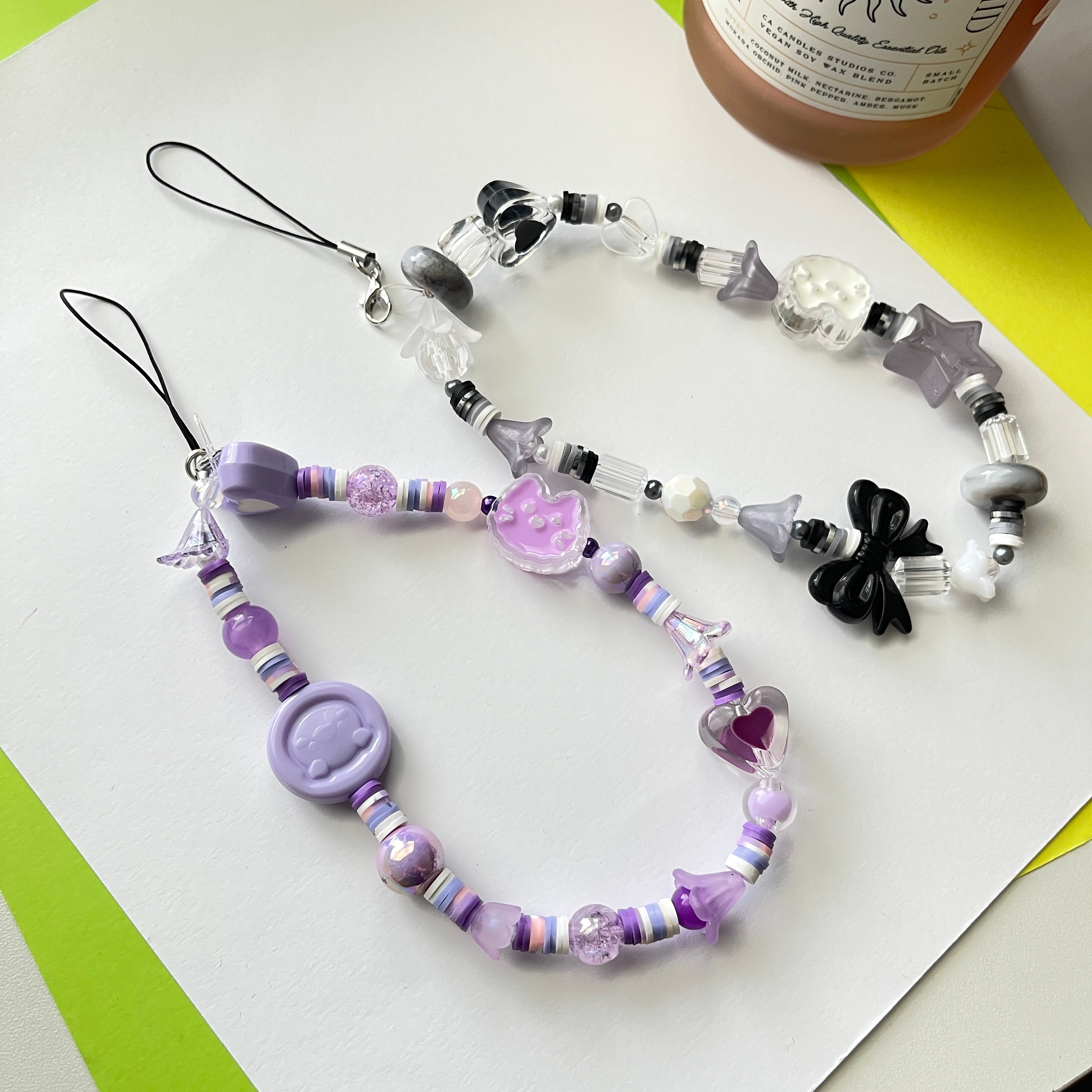Colorful Phone Charm Straps | Phone Accessories | Phone Lanyard - Etsy