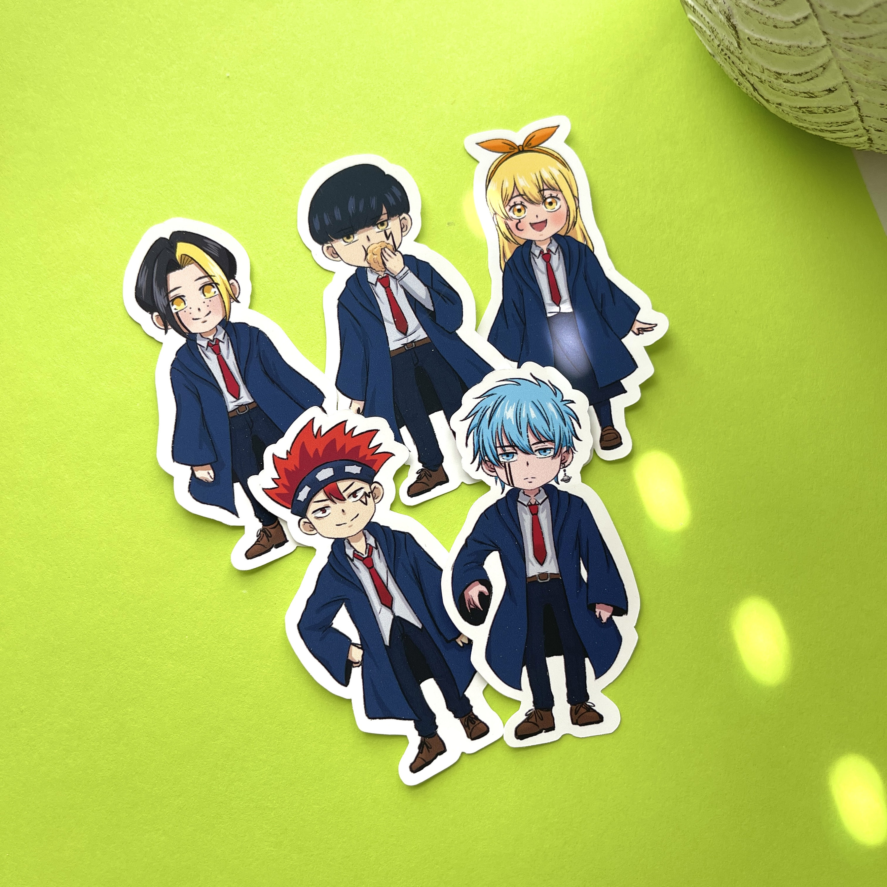 Mashle and Friends Stickers Weatherproof and Waterproof Stickers Anime ...