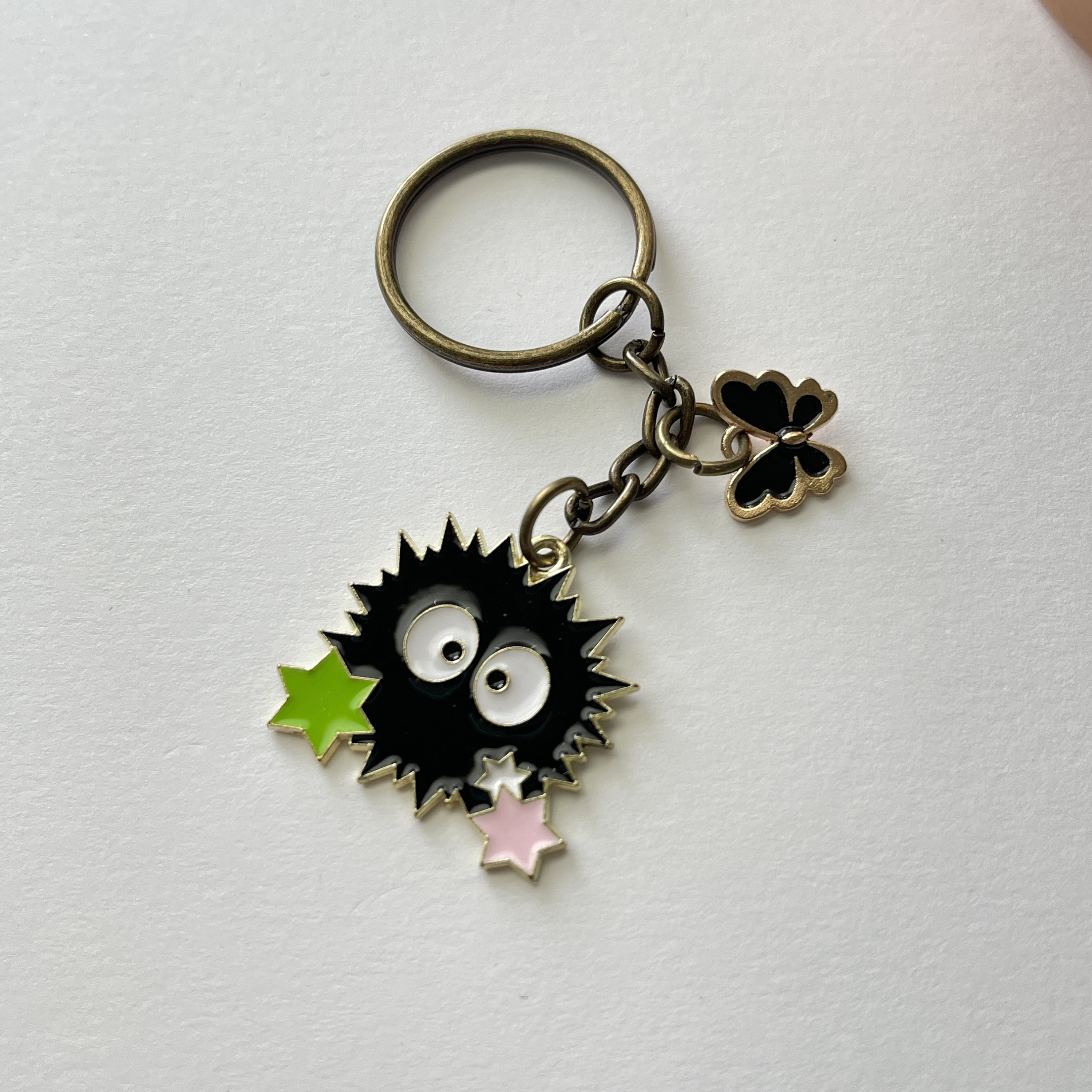 Bronze Coal Sprite Keychain Cute Character Keychain - Etsy