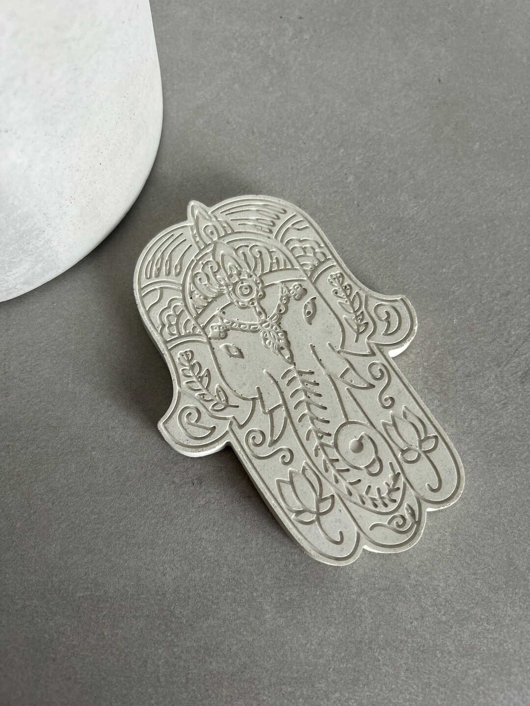 Concrete Ganesh Hamsa Hand - Etsy