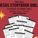 Jesus Storybook Bible ADVENT Coloring Pages, Advent Printables ...