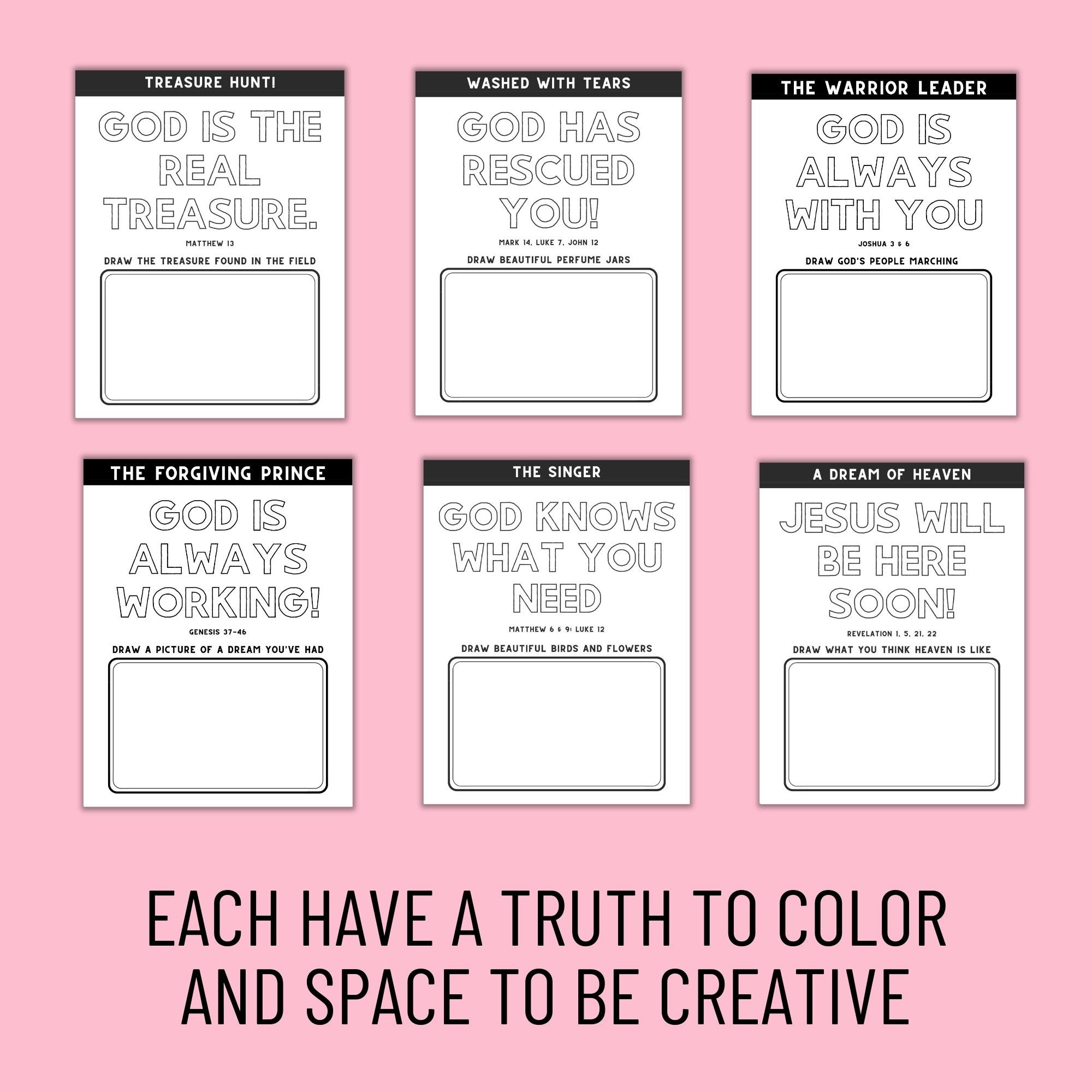 Jesus Storybook Bible Coloring Pages for Kids ENTIRE STORYBOOK BIBLE ...