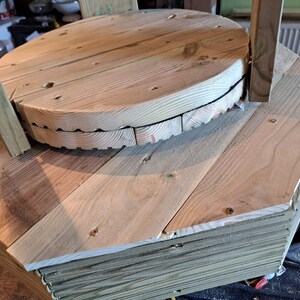 Rotating Lazy Susan Raised OCTAGONAL HERB Patio Veg Planter.disability ...