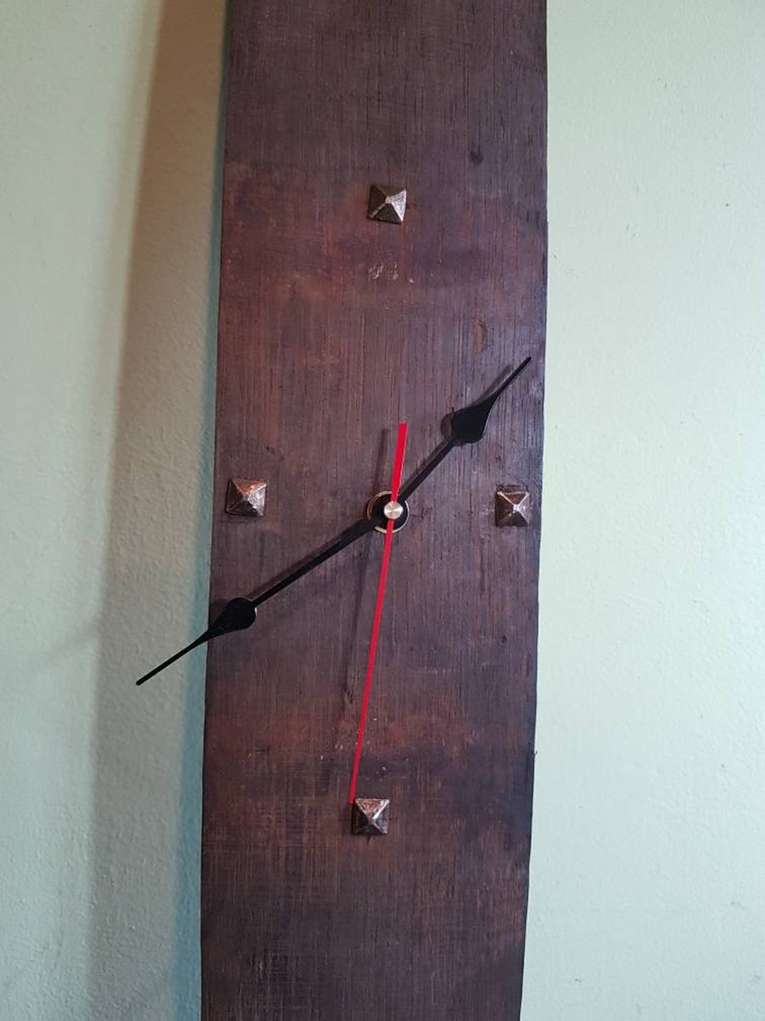Reclaimed Oak Whisky Barrel Stave Clock, Handmade Bourbon Barrel Art - Etsy