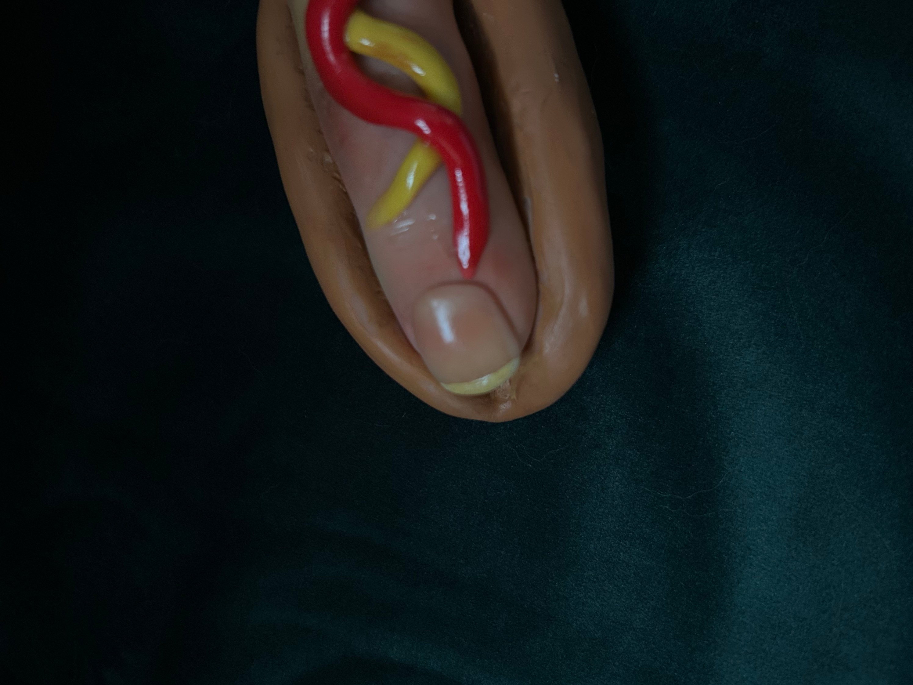 Finger Hot Dog Weird Art Sculpture Funny Art - Etsy
