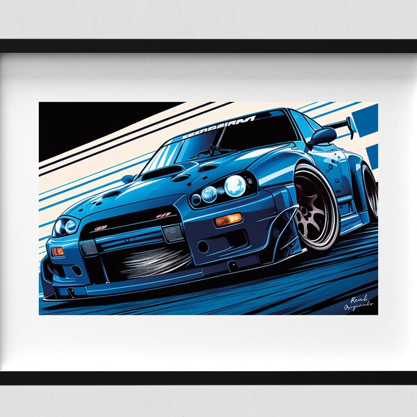 Nissan Skyline Gtr R34 Fast and Furious Wall Art - Etsy