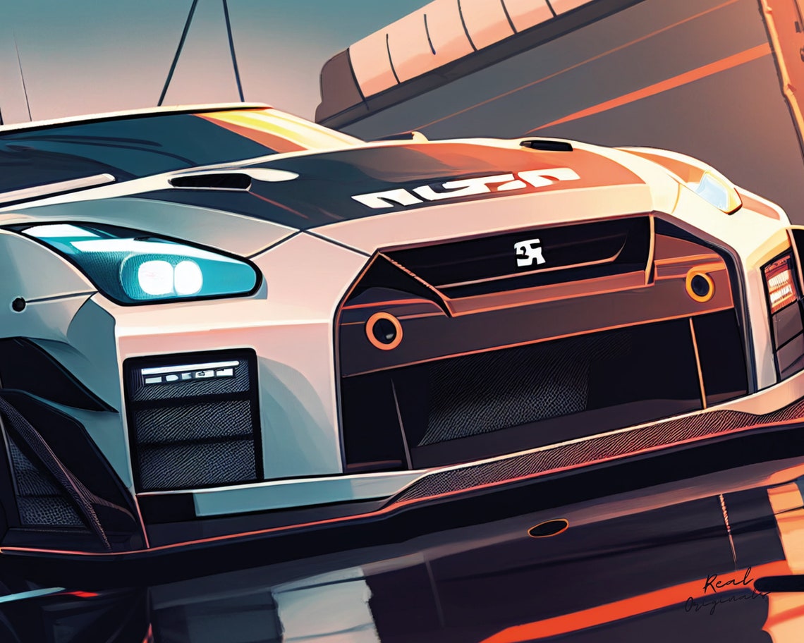 Nissan GT-R Nismo R35 Card - Postcard - Birthday Card - 4.1 X 5.8 Inch ...