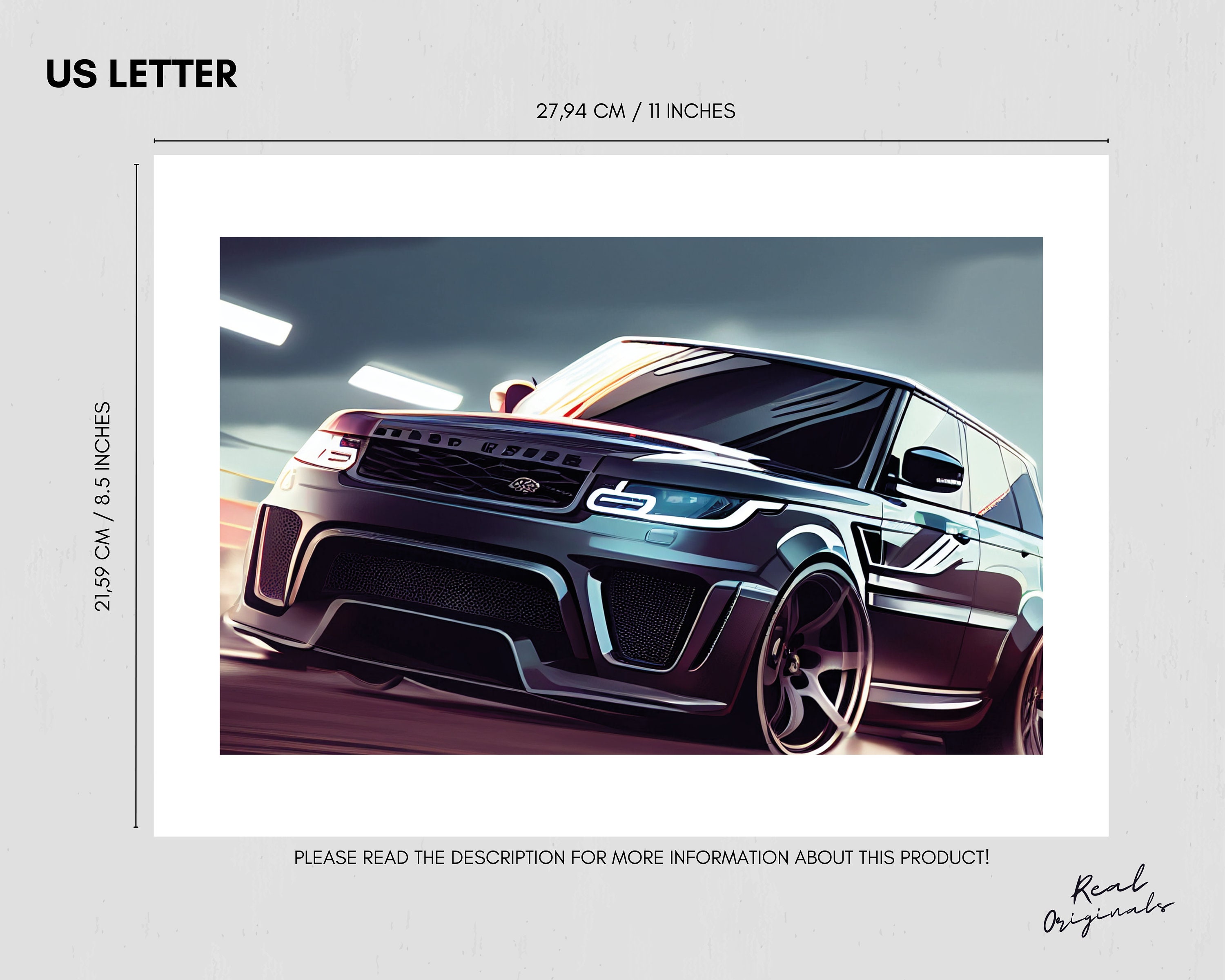 Range Rover Sport Art | Racing Car | Iconic Car Art | Movie Car Poster ...