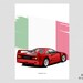 Ferrari F40 Poster | Italian Flag Poster | Red Ferrari Poster | Car ...