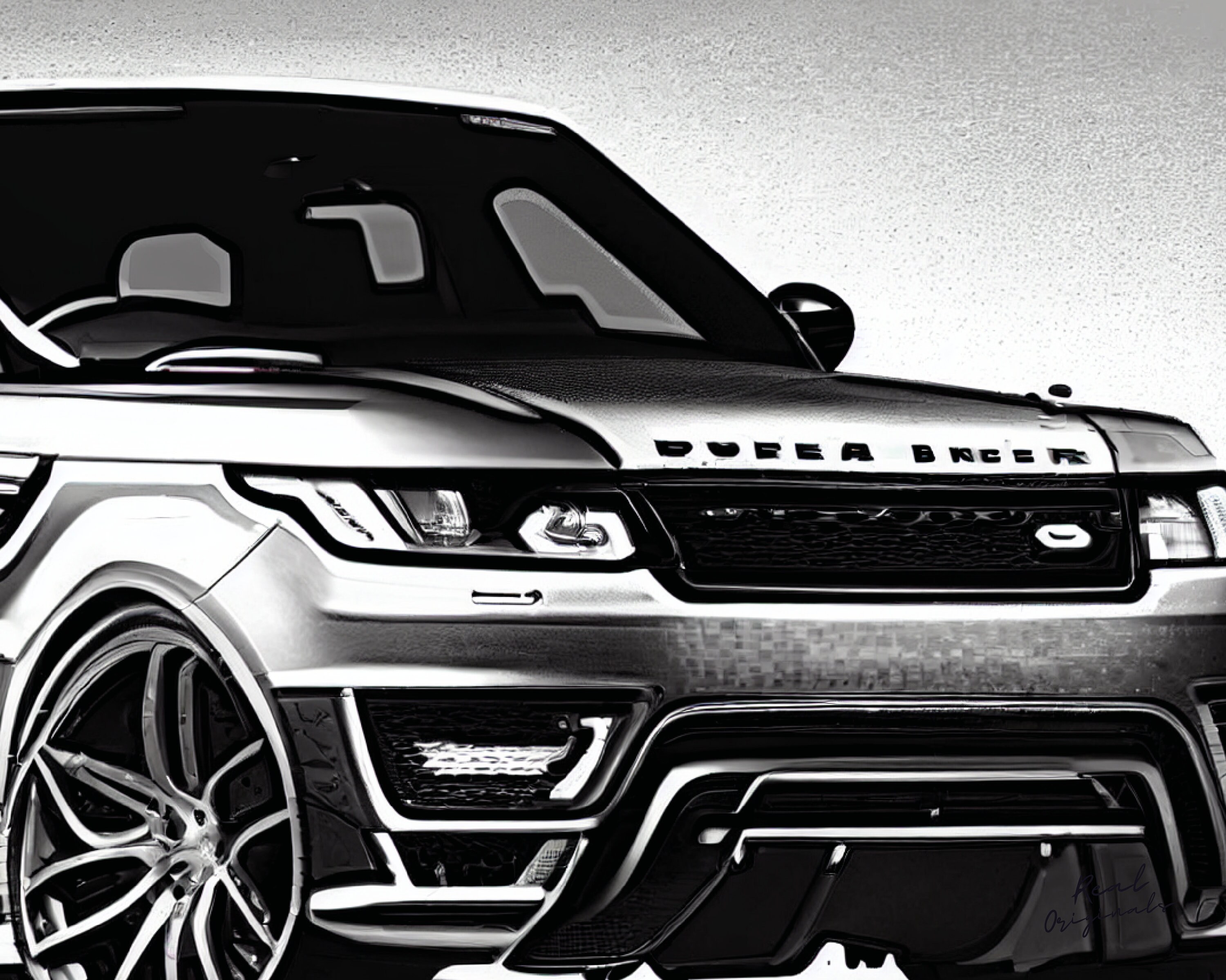 Range Rover Sport Poster | Land Rover Poster | Sports Car Poster ...