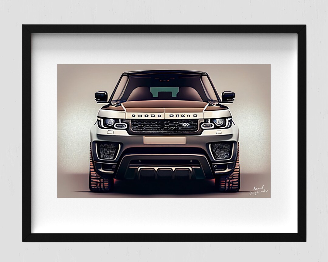 Range Rover Sport Poster | Land Rover Poster | Sports Car Poster | Gift ...