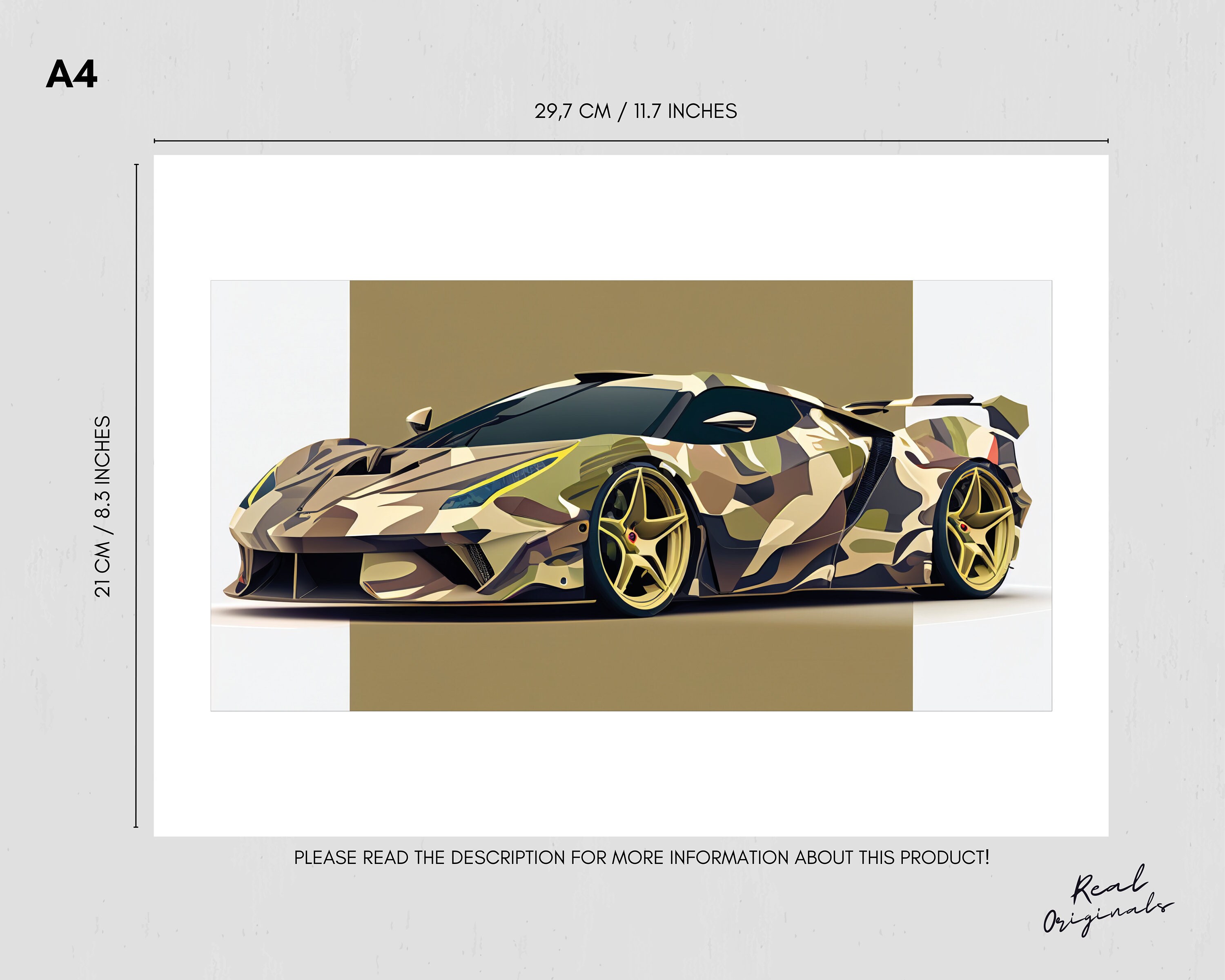 Hypercar Poster | Supercar Poster | Sports Car Wall Art | Racing Car ...