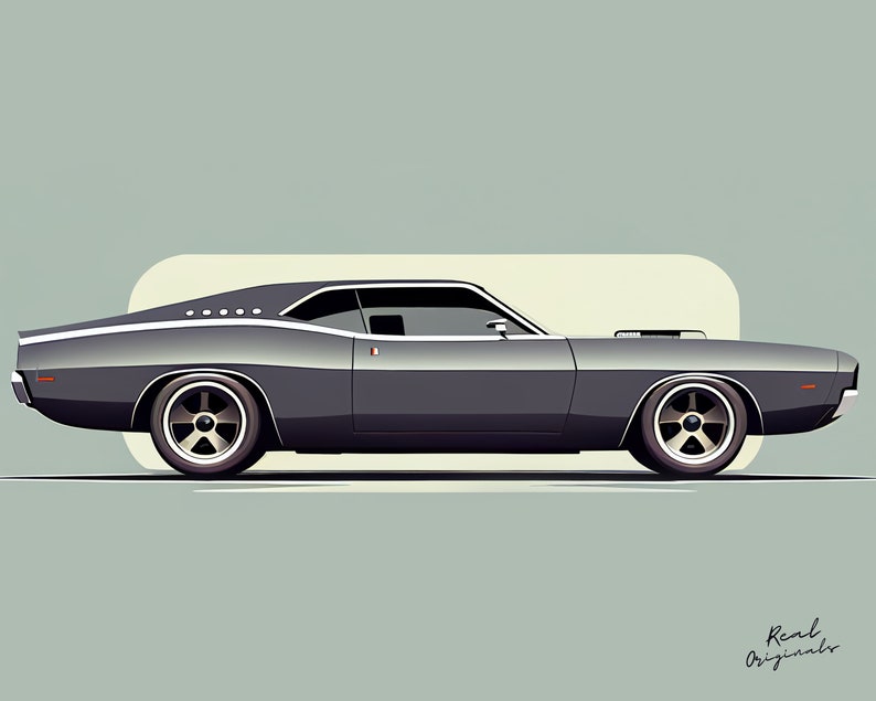 Dodge Charger Card - Postcard - Birthday Card - 4.1 X 5.8 Inch (A6) - Etsy