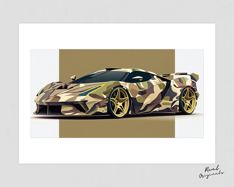 Hypercar Poster | Supercar Poster | Sports Car Wall Art | Racing Car ...