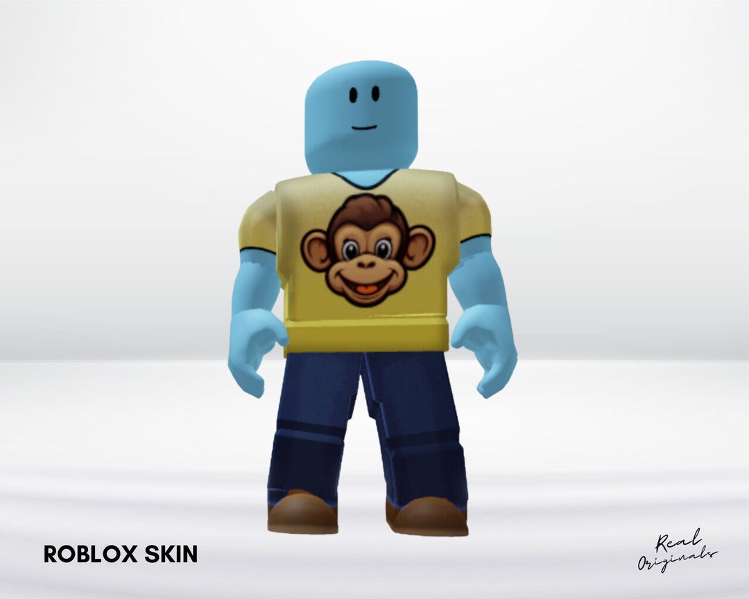 Roblox Monkey Shirt Jeans - Etsy