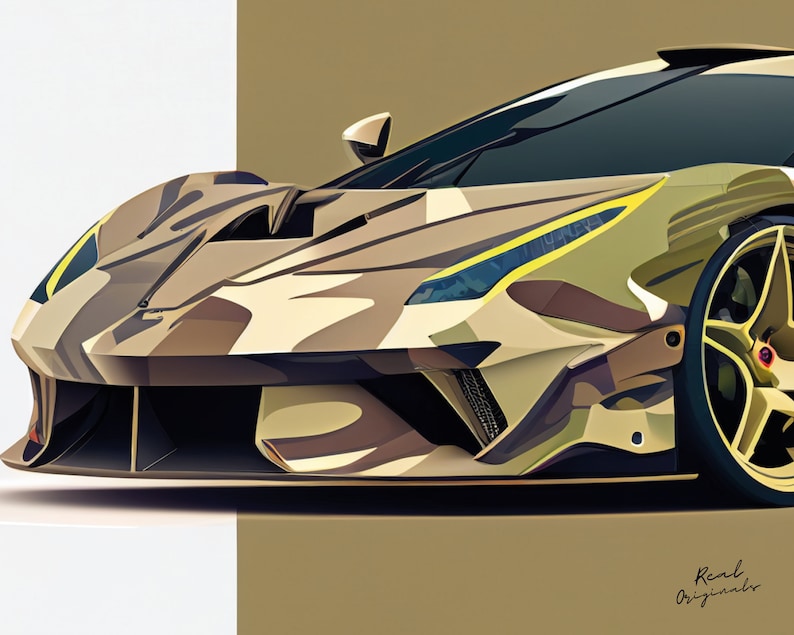 Hypercar Poster | Supercar Poster | Sports Car Wall Art | Racing Car ...