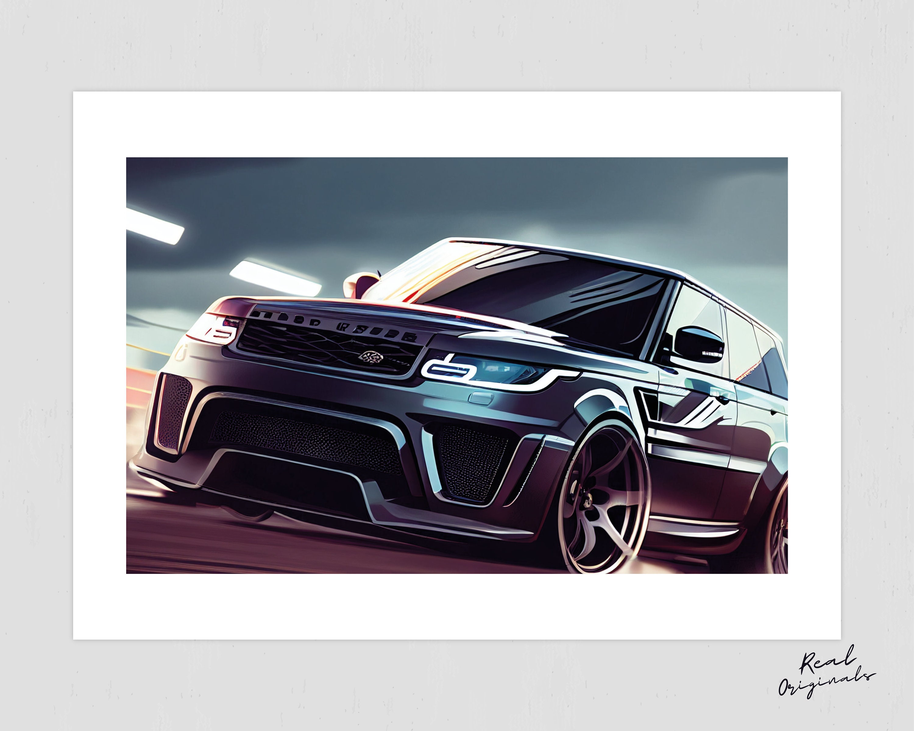 Range Rover Sport Art | Racing Car | Iconic Car Art | Movie Car Poster ...